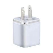 USB Wall Charger, 5V/2.4A Travel Charger Dual-Port USB Brick Base ...