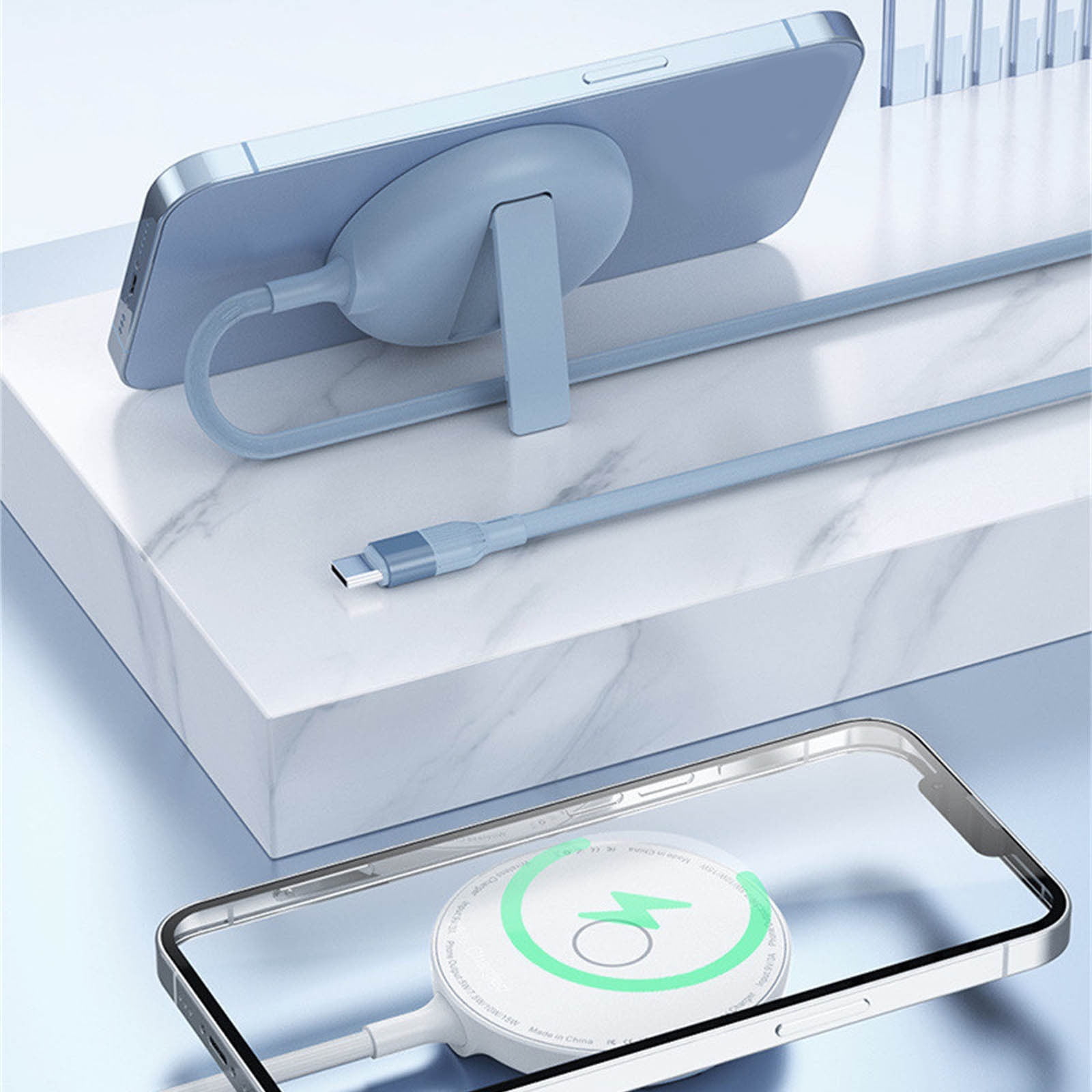 Charger For ,15W Mini Lightweight Magnetic Wireless Charger With Strong ...