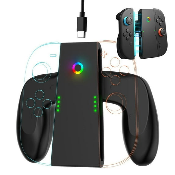Charger Grip for Nintendo Switch 2 Accessories, Charging Grip with ...