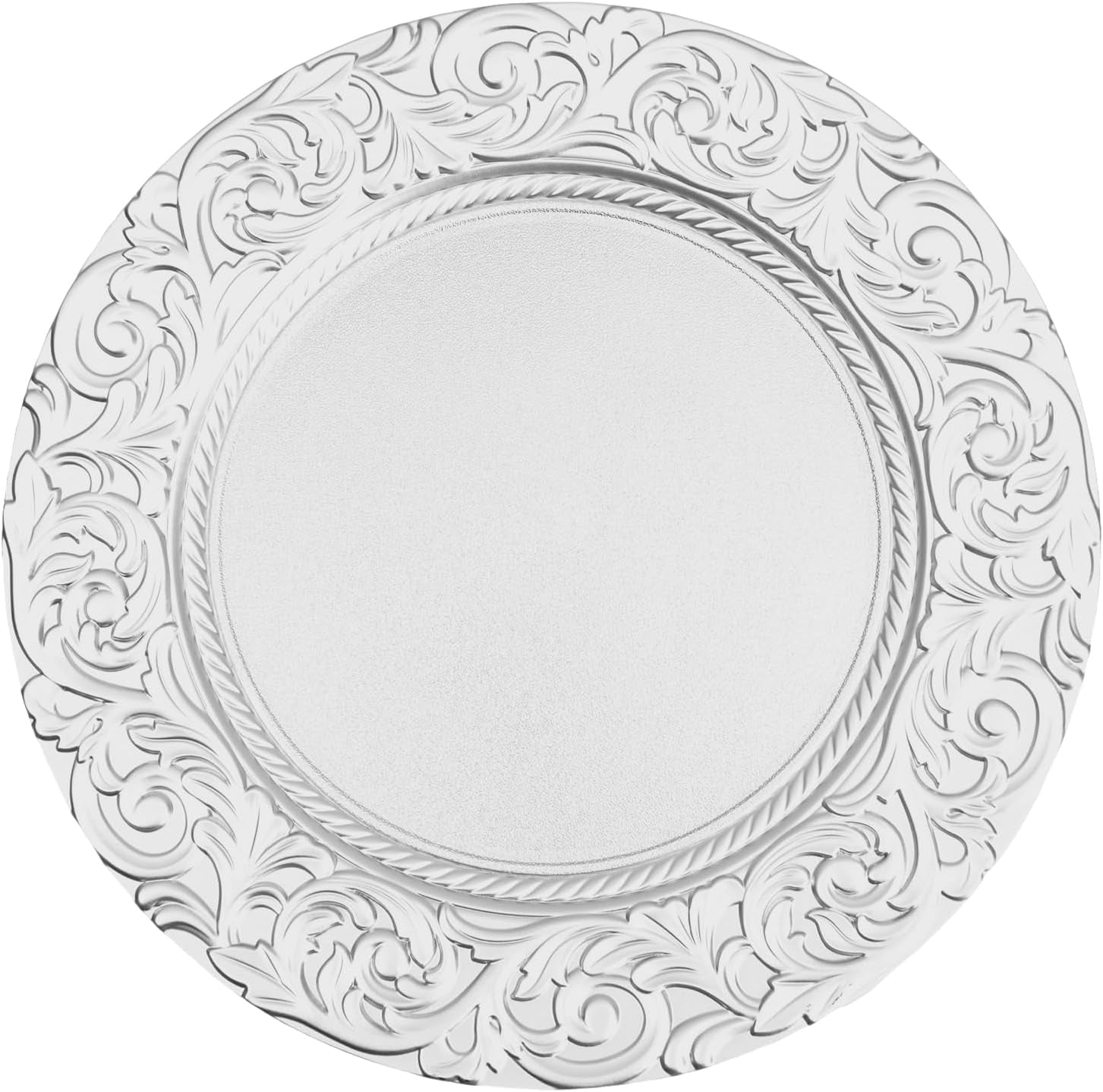 Charger Plates with Floral Pattern, Chargers for Dinner Plates, Bulk ...