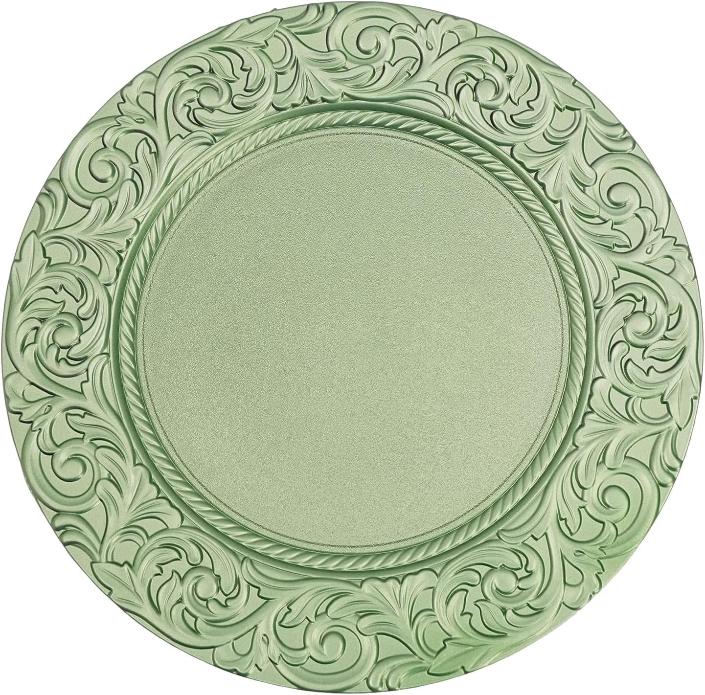 Charger Plates with Floral Pattern, Chargers for Dinner Plates, Bulk ...
