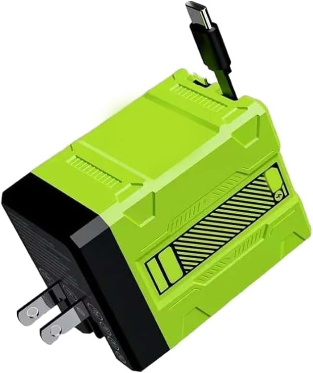 Charger with Retractable Cables，2026 New 2-in-1 Fast Charging Adapter ...