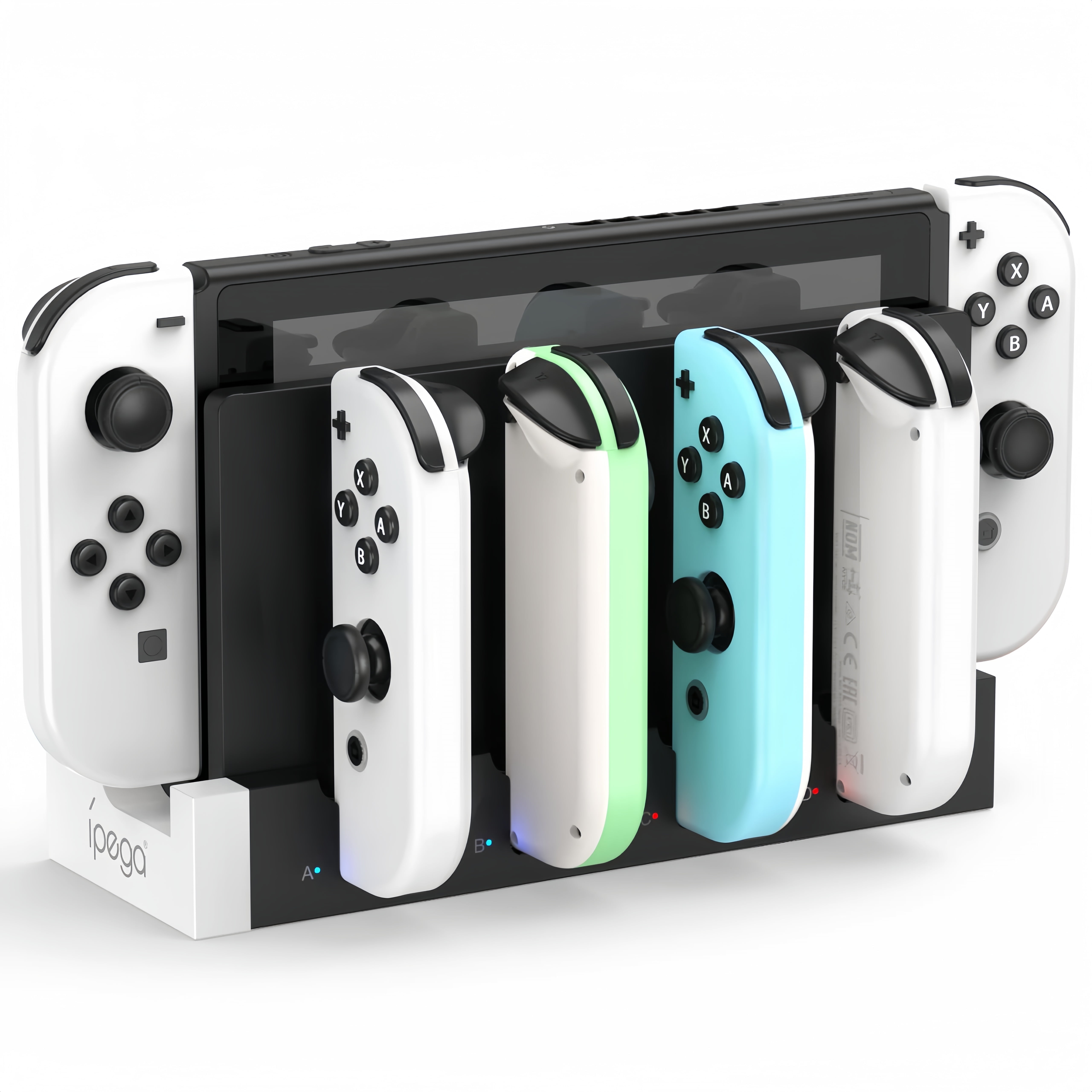 Charger for Switch &Switch OLED Joy Cons Controllers, Charging Dock ...