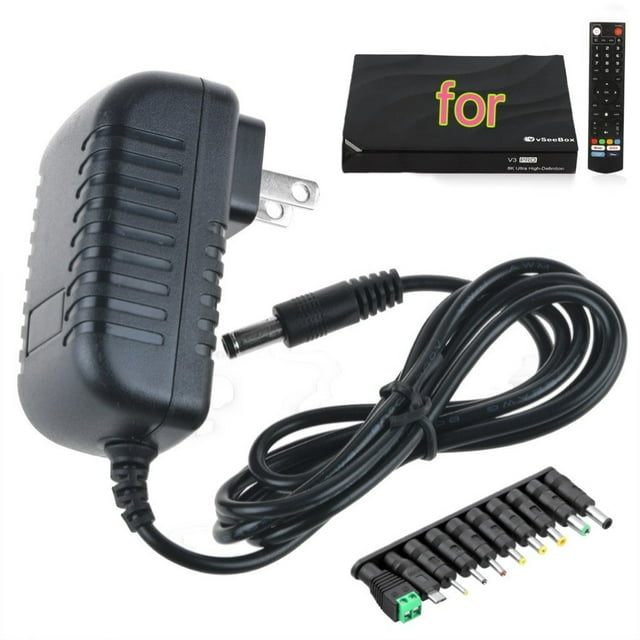 Charger for vSeeBox V1/V2/V3 Pro/V3 Pro Plus/V5/Elit - Power Cable ...