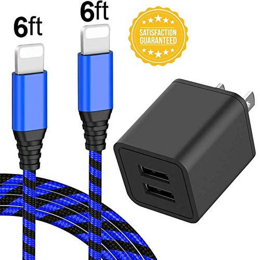 Chargers 10W USB Power Adapter Wall Charger 2.4A 2-Port Fast Charge for ...