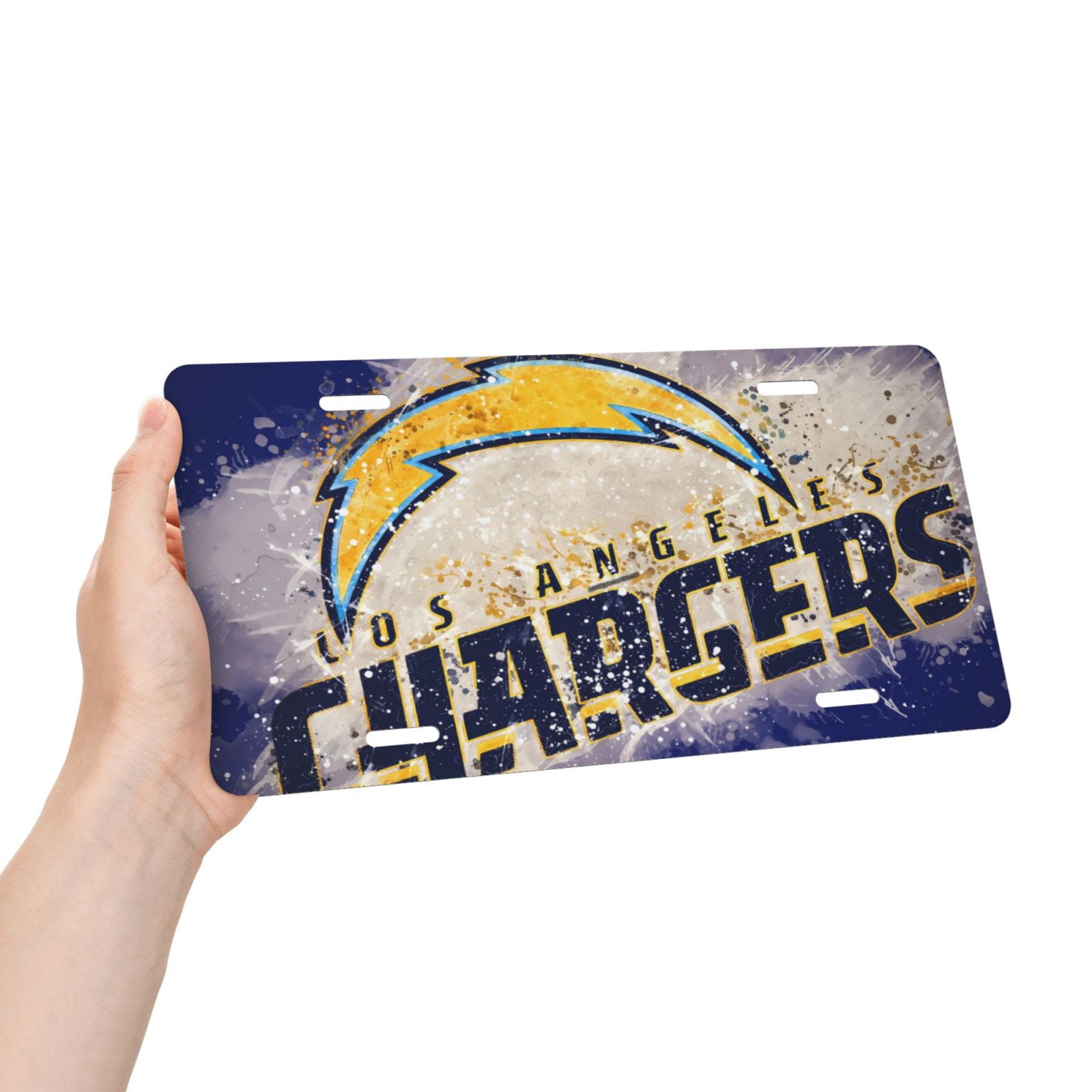 Chargers 2‌025 American Football Team Custom License Plate 6x12in ...