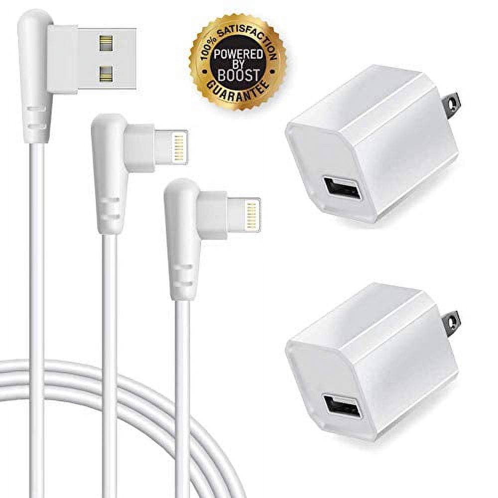 Chargers, 2-Pack 6FT/2M Epacks Right Angle Travel Charger Cables ...