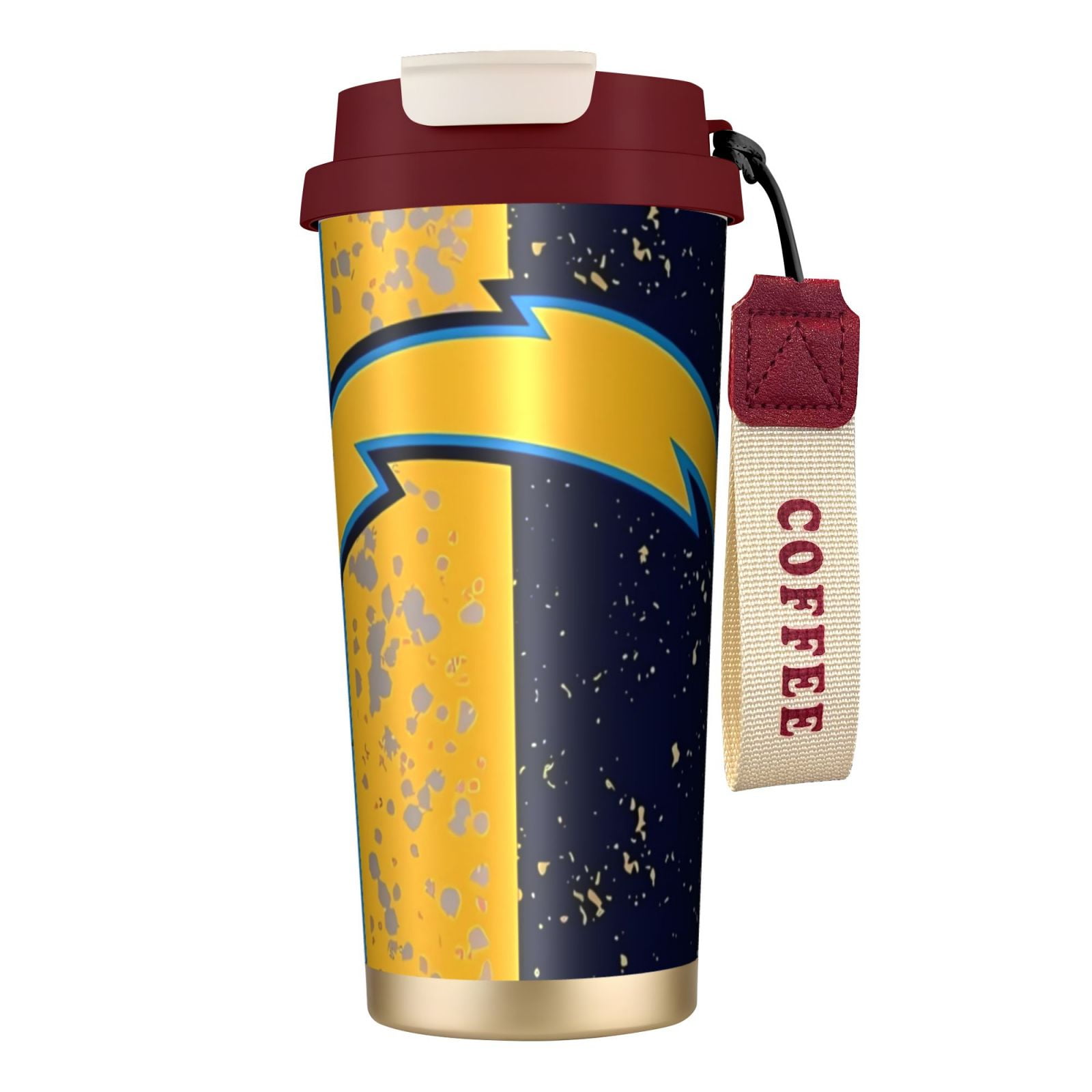Chargers 316 Stainless Steel Coffee Cup Football Team Insulated Travel ...