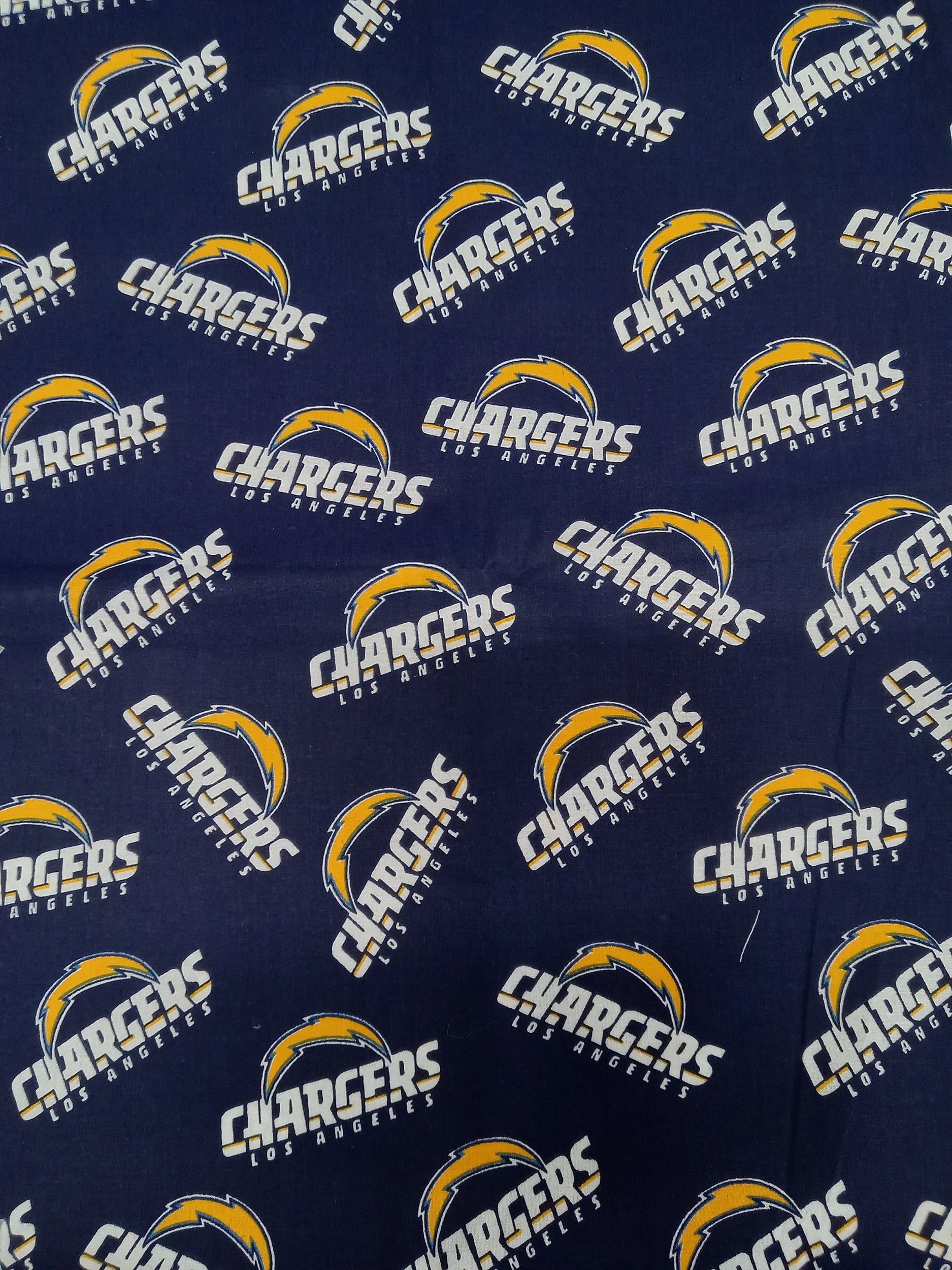Chargers Cotton Fabric Precut - Walmart.com