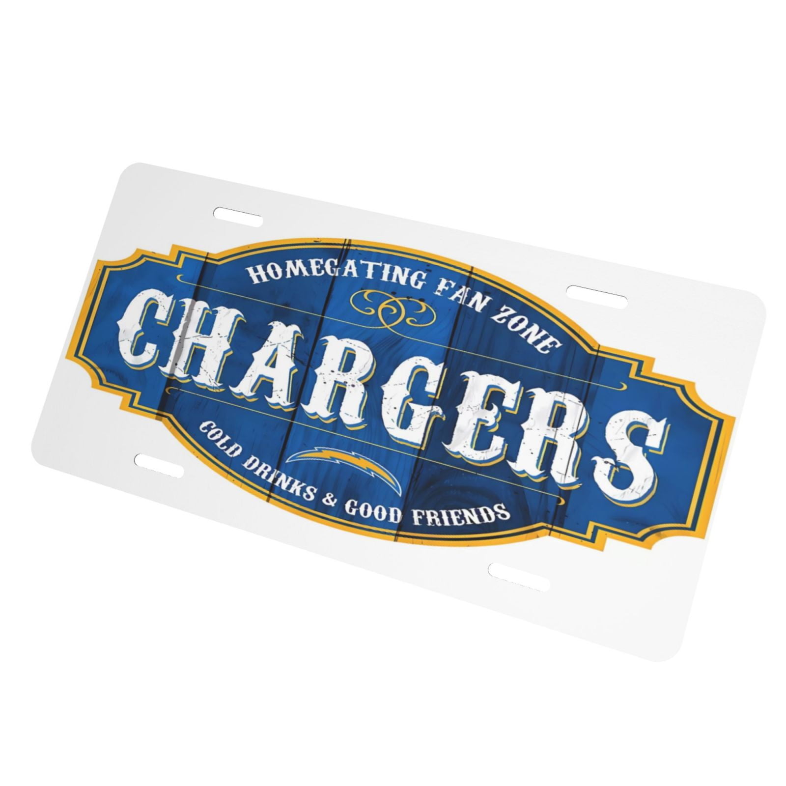 Chargers Football Team Car Personalized License Plate 6 x 12 Inch ...