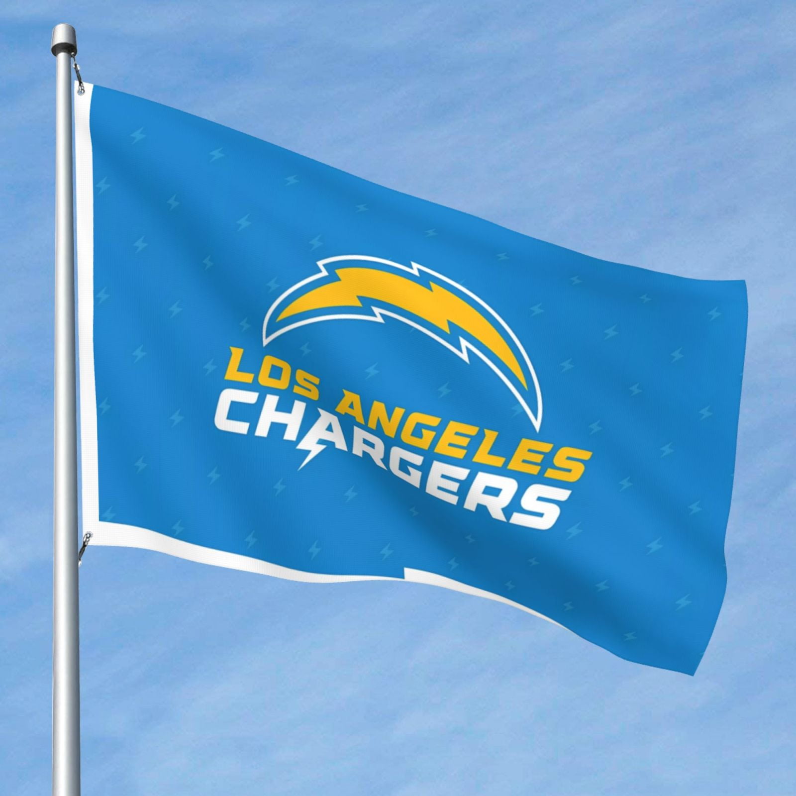 Chargers Football Team Outdoor 5x8ft Double Sided Flag - Lightweight ...