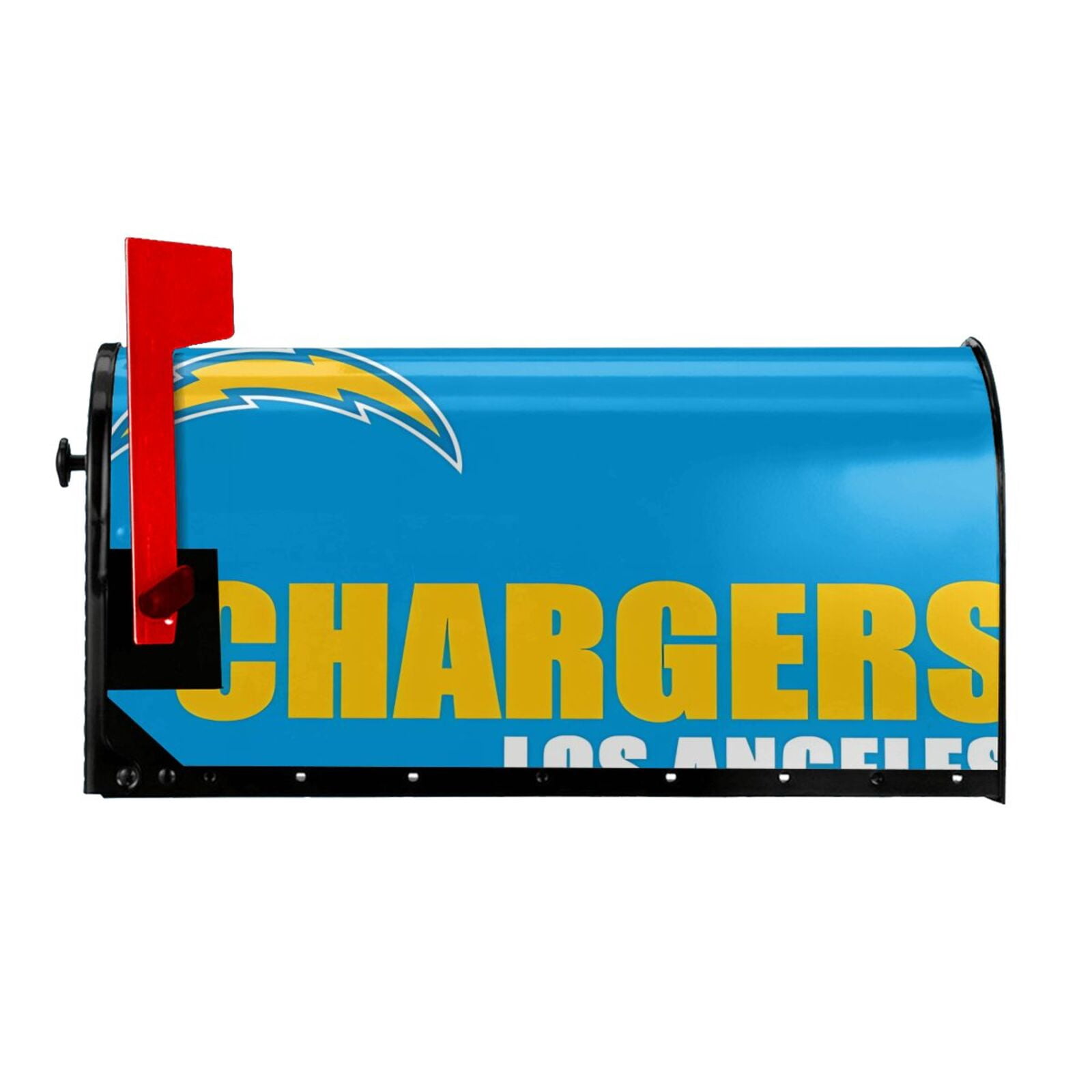 Chargers Football Team Pattern Magnetic Mailbox Cover, Waterproof and ...