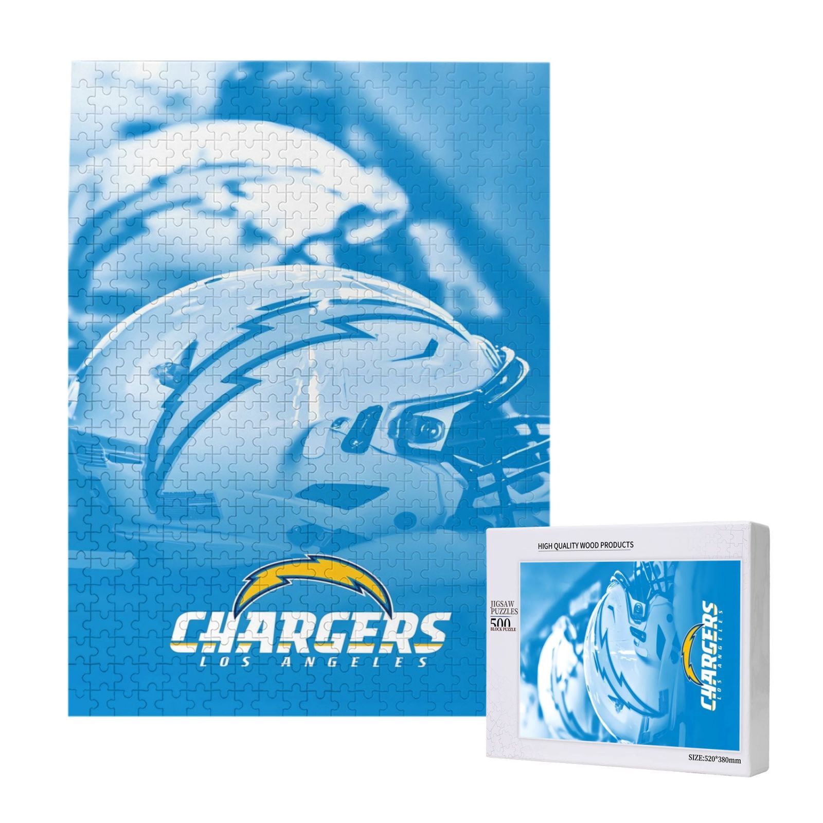 Chargers Football Team Theme Jigsaw Puzzle Adult Jigsaw Puzzle Children ...