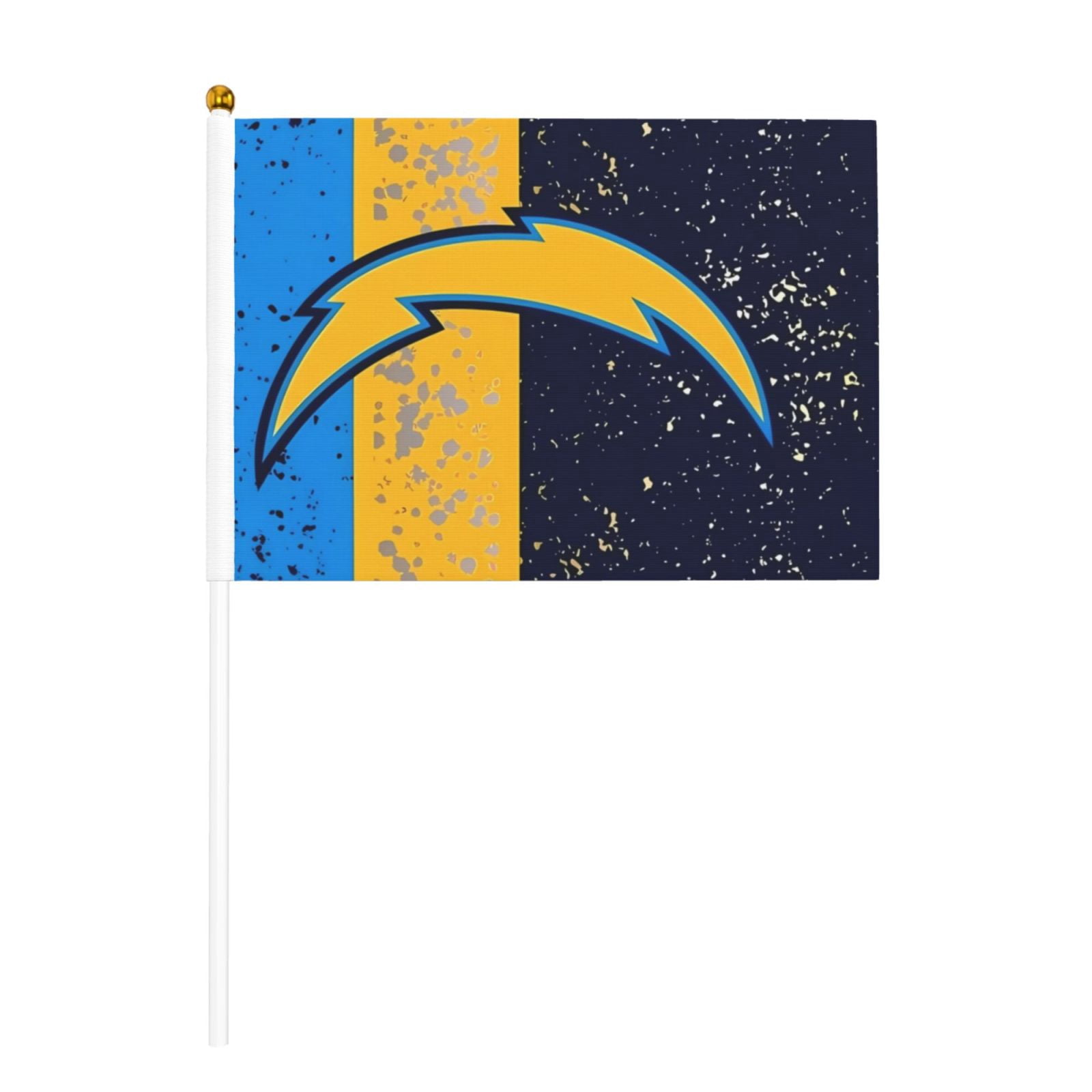 Chargers Handheld Flag Team 5.5x8.2in Handheld Flag With Flagpole with ...