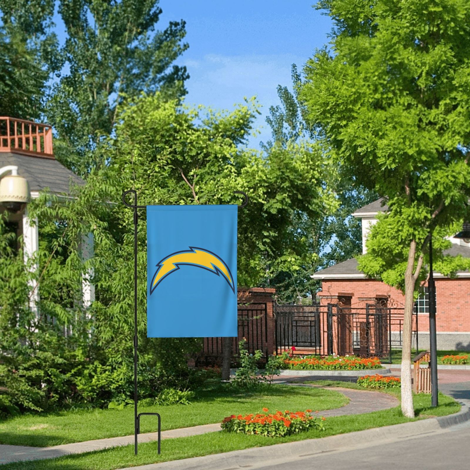 Chargers Logo Printing Double Sided Flag Personalized Garden Flag Home ...