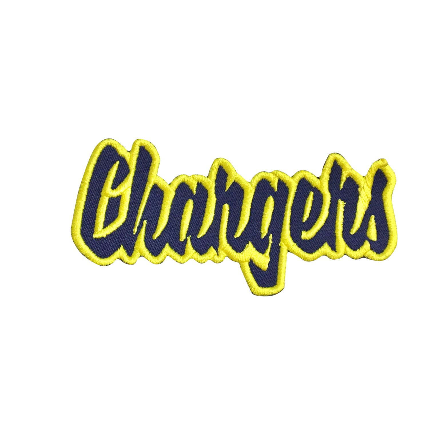 Chargers - Navy Blue/Yellow - Team Mascot - Words/Names - Iron on ...