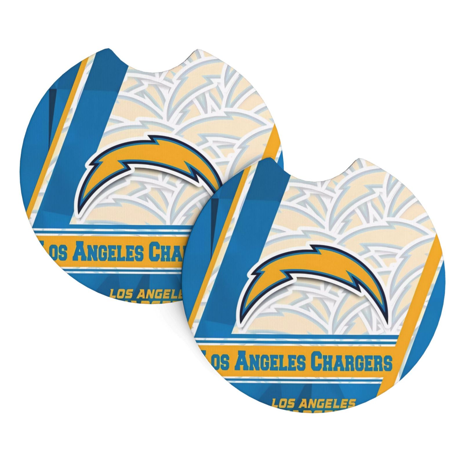 Chargers Team Car Coasters (2 Packs) Anti-Fouling And Anti-Scalding ...