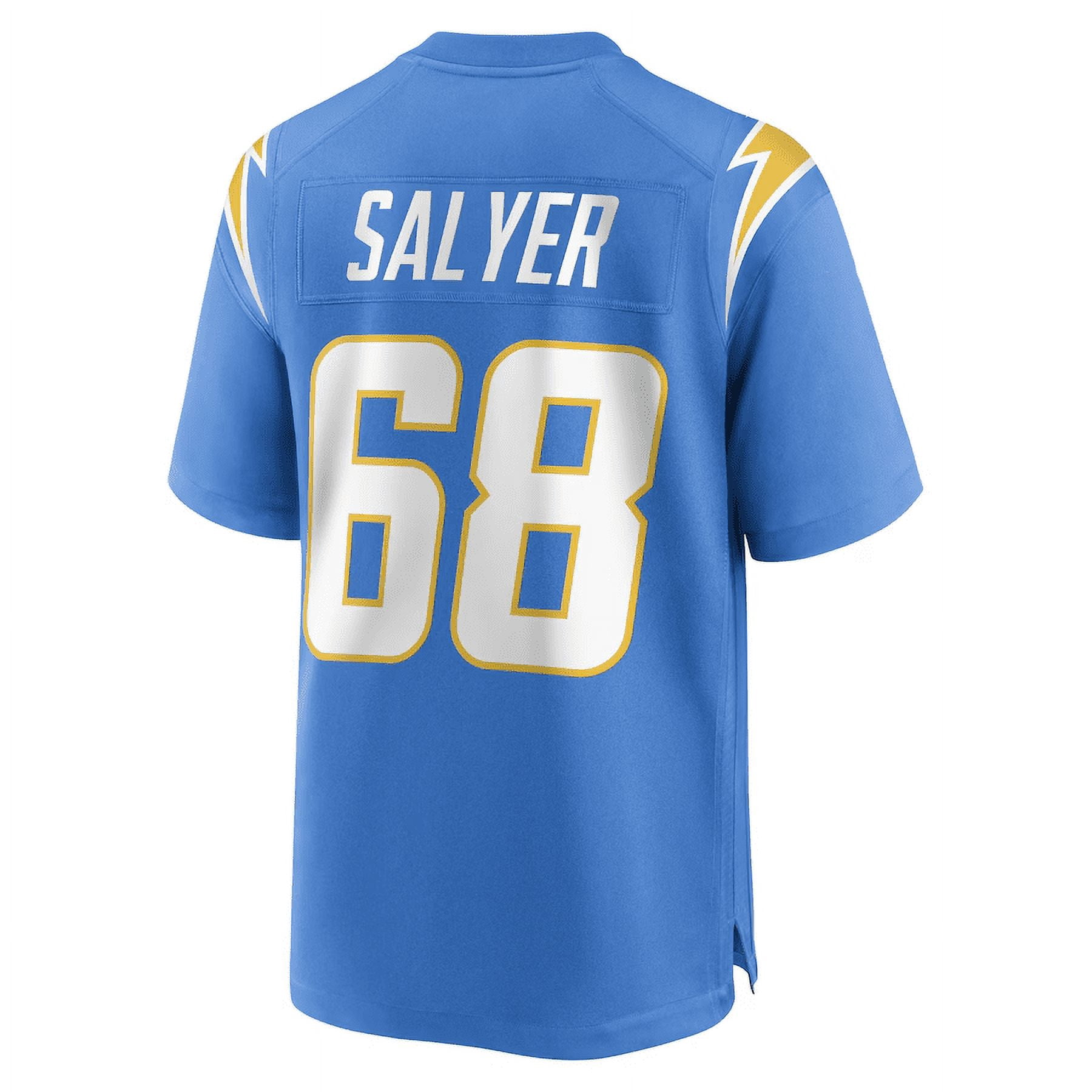Chargers Youth Jamaree Salyer#68 Player Game Jersey Team Fans Classic ...