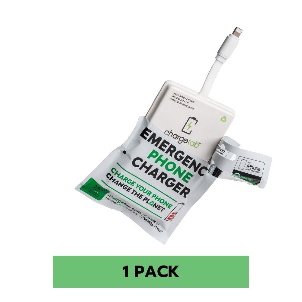 Chargetab 250545 iPhone Emergency Charger - Pack of 1 - Walmart.com
