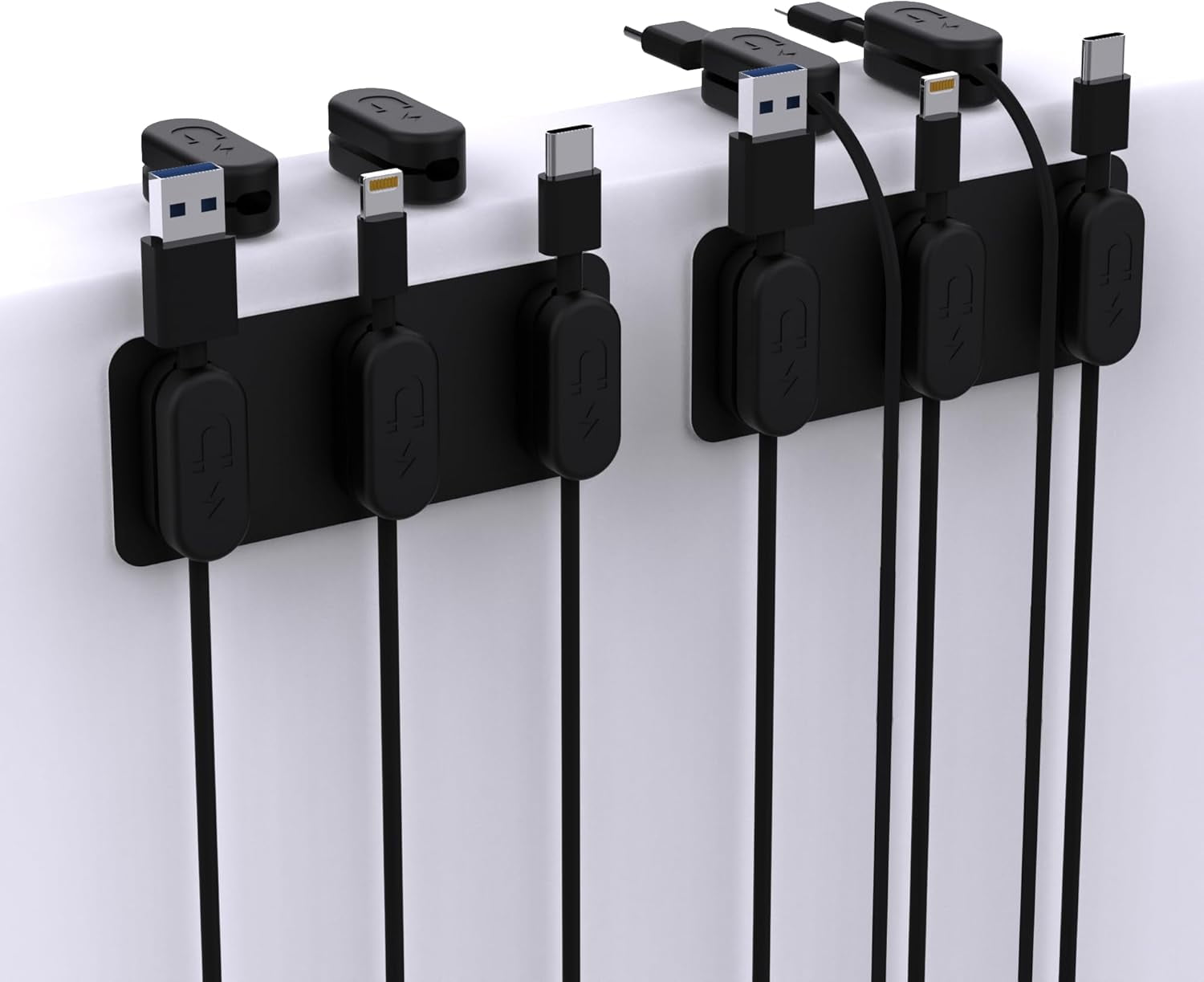 Chargeworx Magnetic Cable Holder for Cable Management – Multipurpose ...