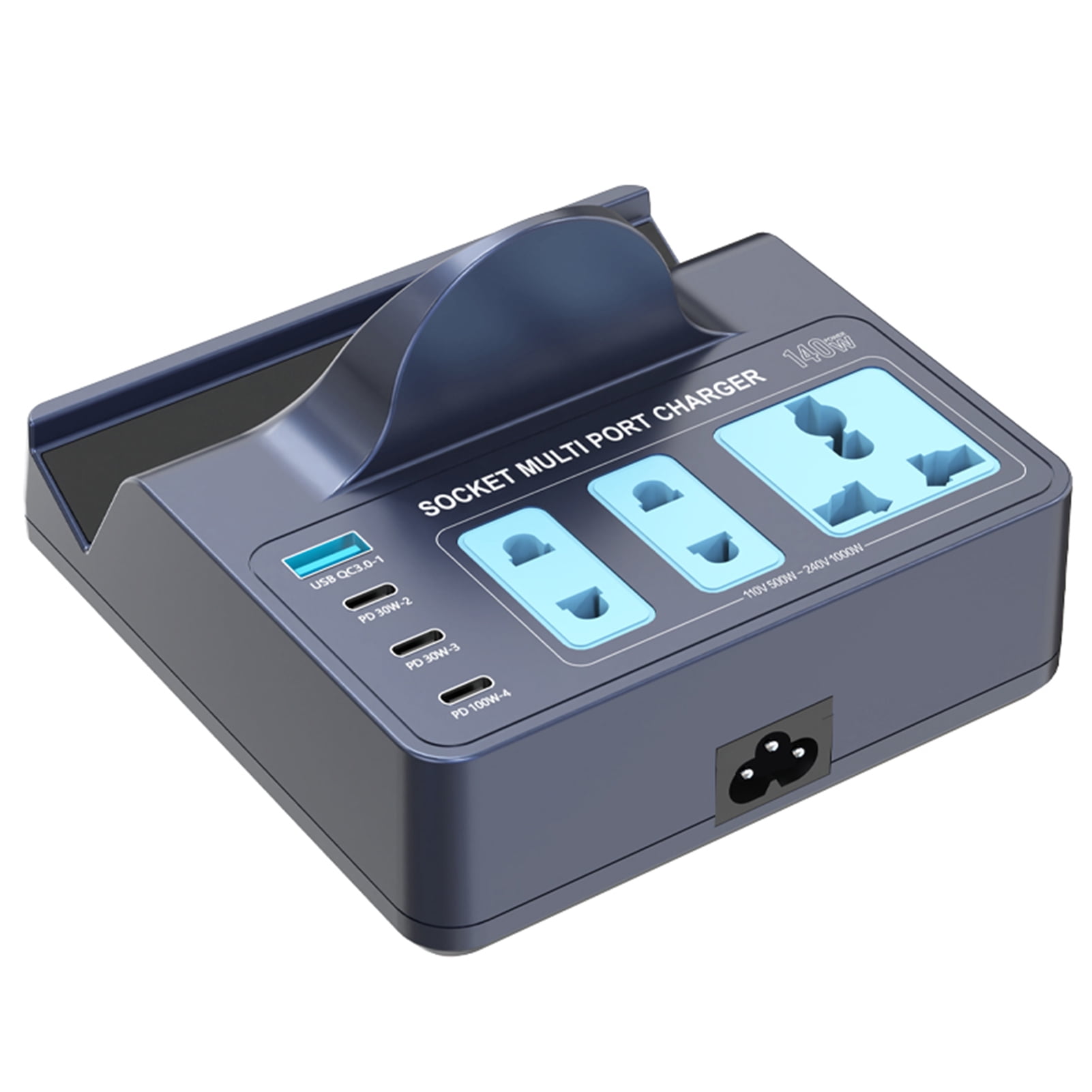 Charging 140W Multi Port Charging Station With 1 QC 3 PD Ports 15W ...
