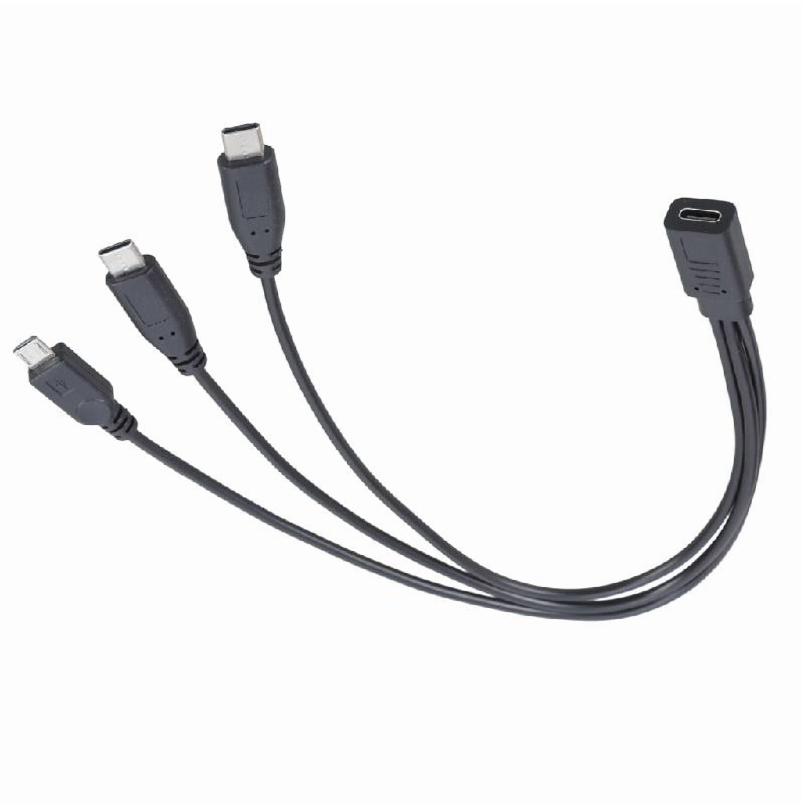 Charging Adapter Cable for Phone Tablet Charging Cord USB C Female to 2 ...