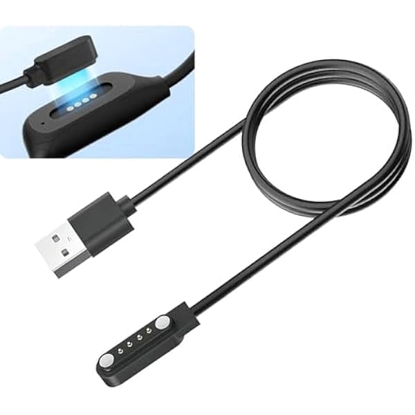 Charging Cable for Bone Conduction Headphone, 4-pin Charger Fit for ...