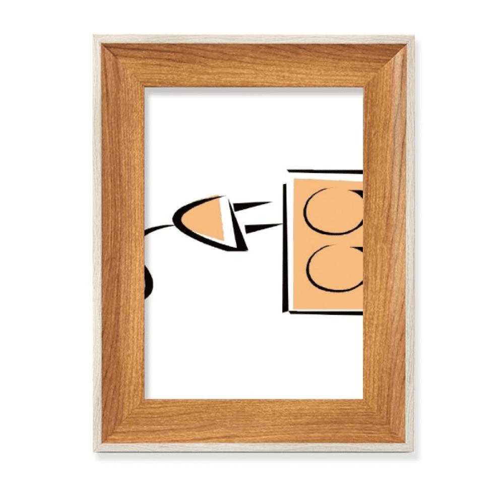 Charging Cable Plug Socket Pattern Desktop Wooden Photo Frame Display ...