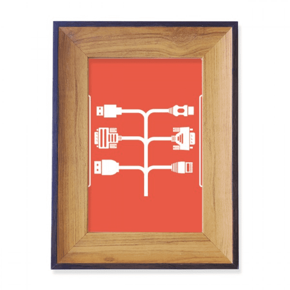 Charging Cable Socket Plug Pattern Photo Frame Exhibition Display Art ...