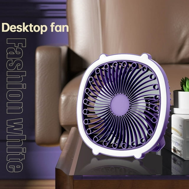 Charging Desktop Small Fan Dormitory Fan Wall-Mounted Mini Small ...