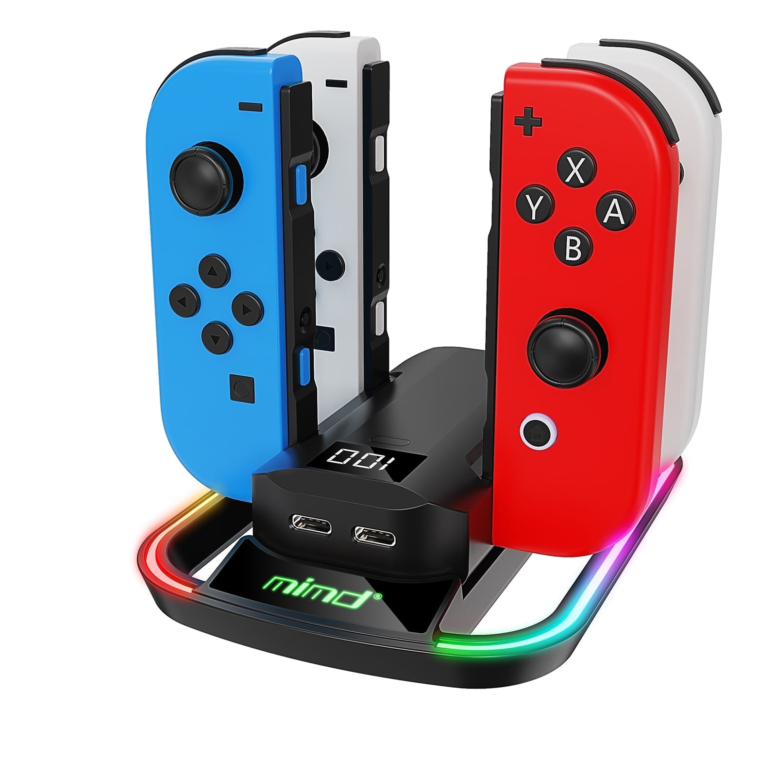 Charging Dock Compatible for Nintendo Switch Joy Con with Detachable ...