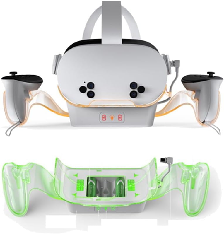 Charging Dock for Meta Quest 3S/Quest 3/Quest 2, VR Charging Station ...