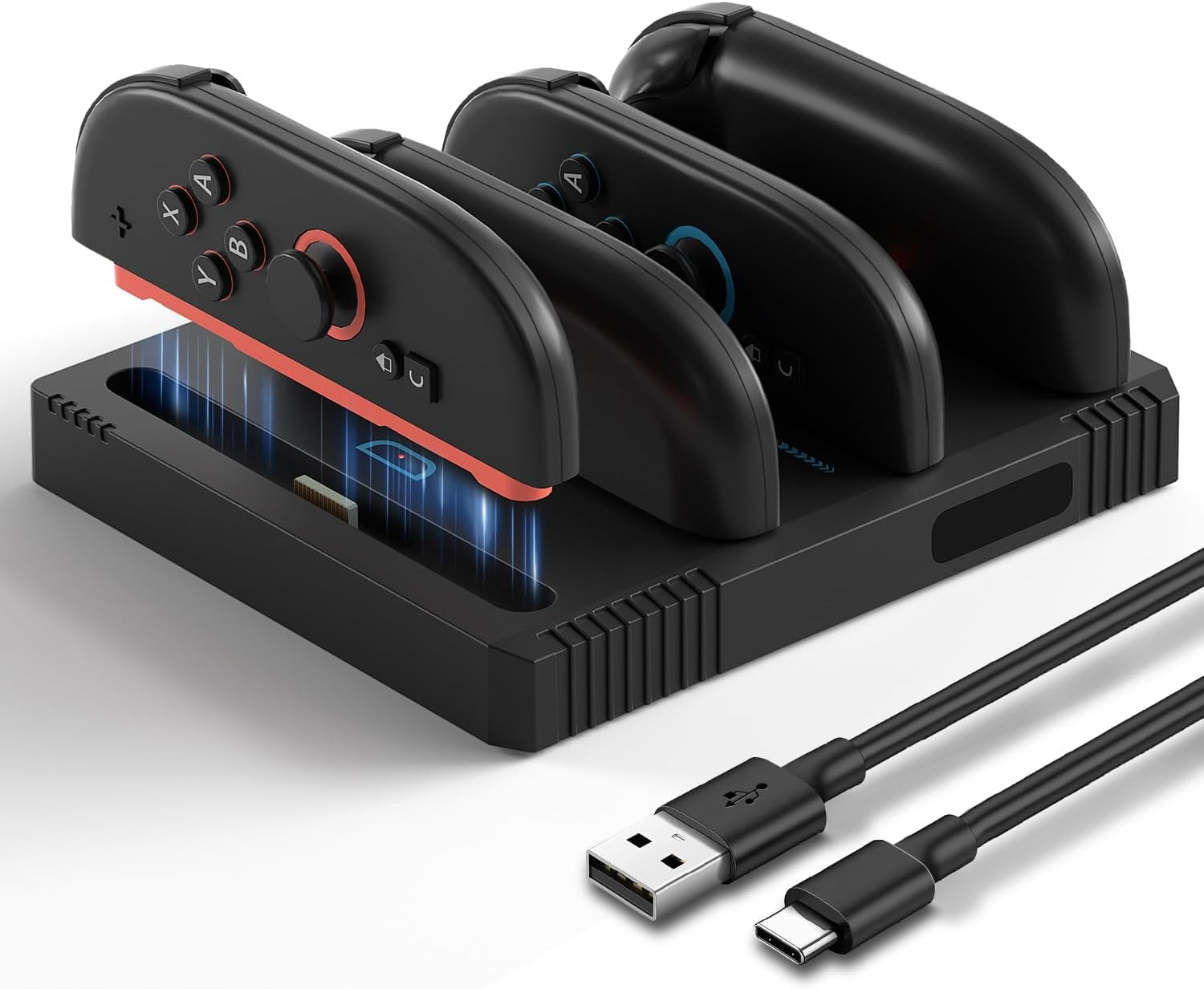 Charging Dock for Nintendo Switch 2 Joy Con Controllers,4 in 1 Fast ...