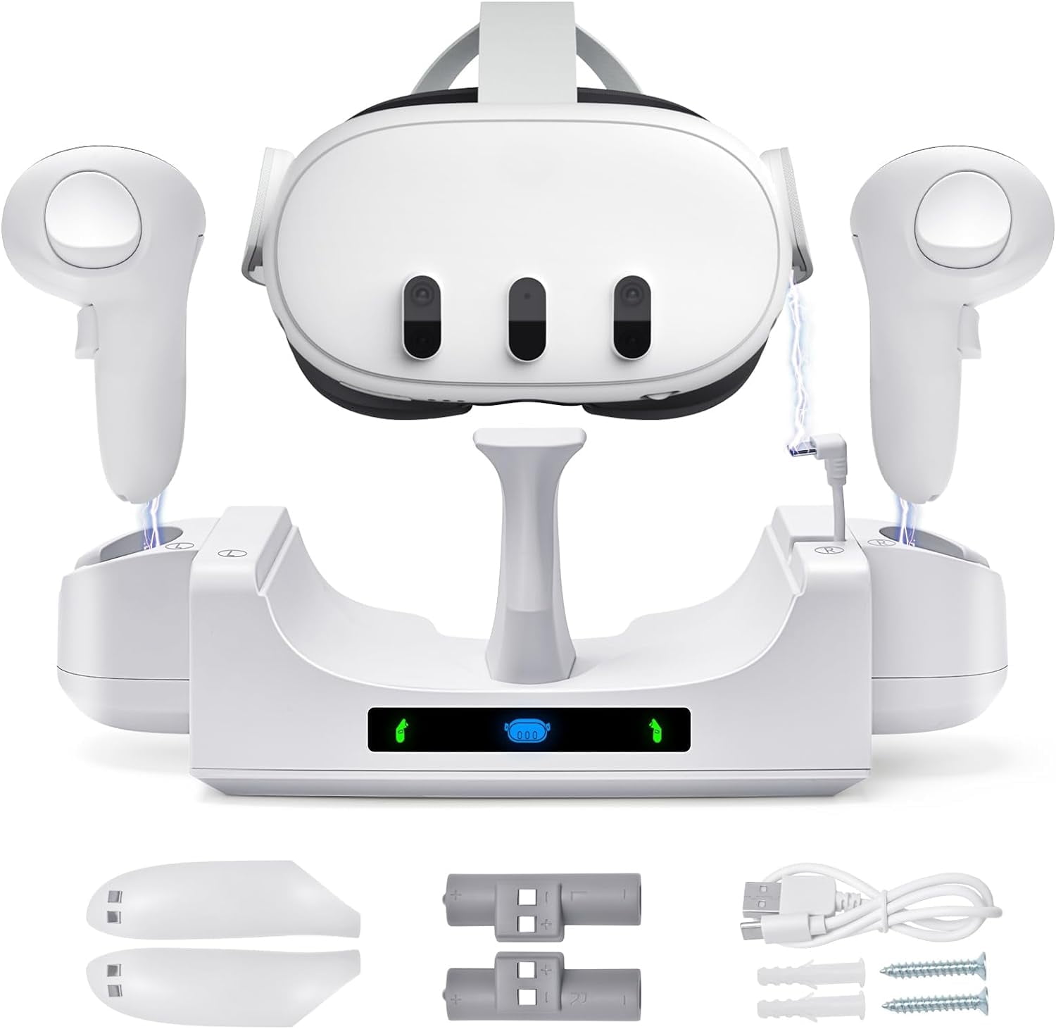 Charging Dock for Oculus/Meta Quest 3,Charging Stand for Meta Quest 3 ...