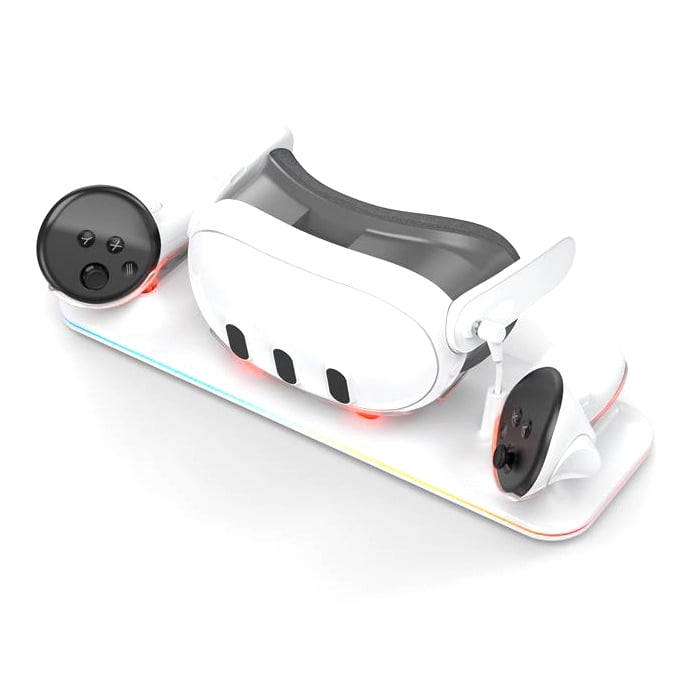 Charging Dock for Quest 3 - Magnetic Docking Station with LED Light ...