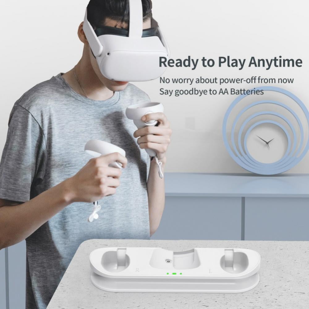 Charging Dock Set for Oculus Quest 2, Headset Stand And Controller ...