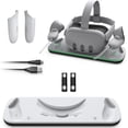 Charging Dock for Meta Quest 3 VR Glasses Grip Charger Docking Station ...