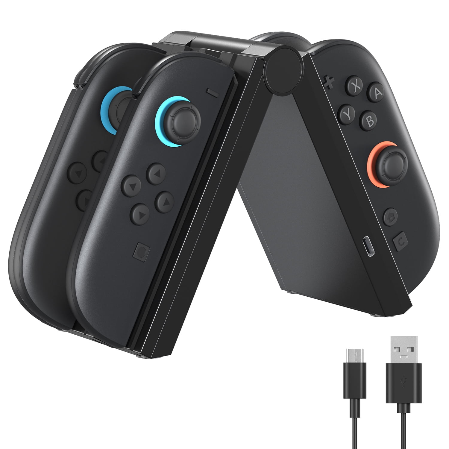 Charging Dock for Switch 2 JoyCon, Magnetic Fast Charger Station for ...
