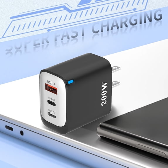 Charging Head 1U+2C Multi Port USB Fast Charging Power Adapter ...