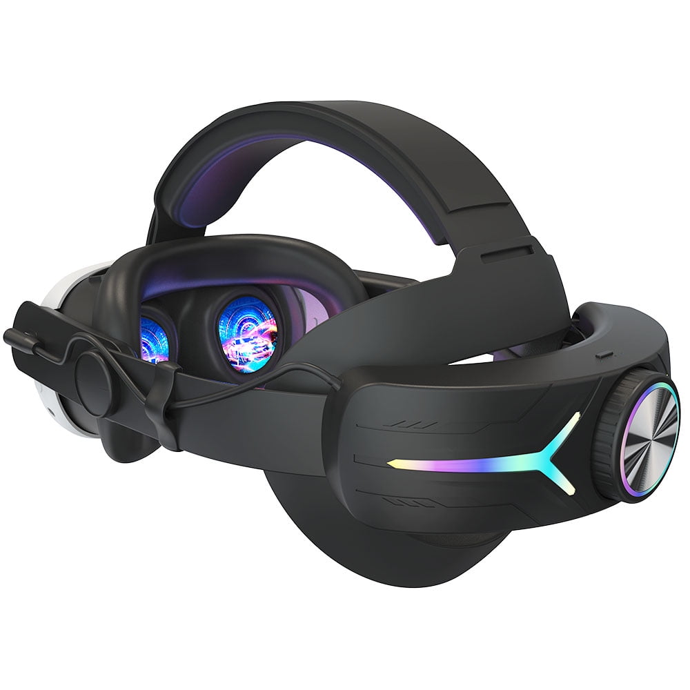 Charging Headband for Meta Quest 3 with 8000mAh Battery Pack, RGB ...