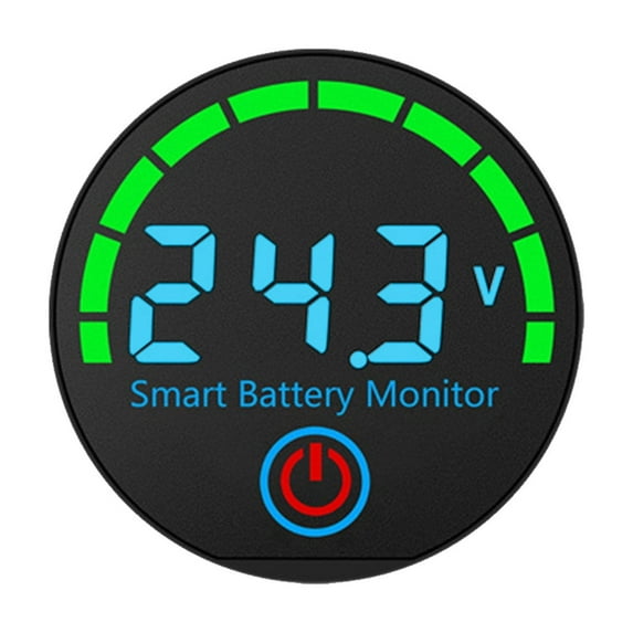 Charging Monitor 12V 24V Voltages Tester Meter Tool With Clear LED ...