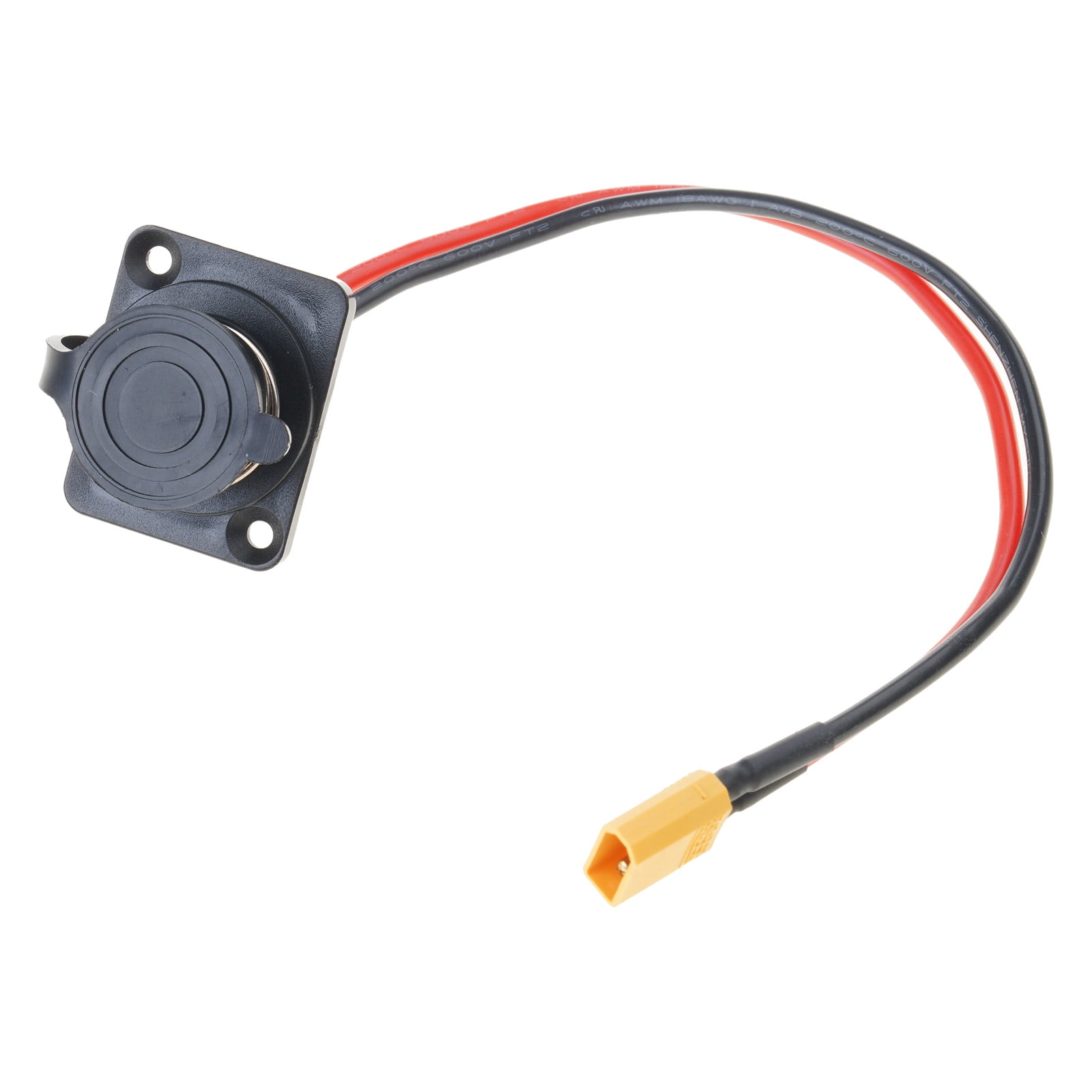 Charging Port Assembly Light Weight 3 Pin Female Plug Charging Socket ...