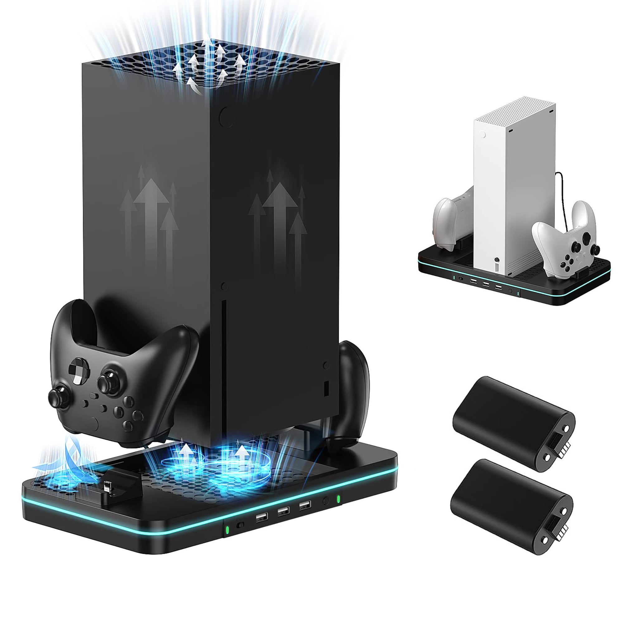 Xbox Series X/S Charging Stand with Cooling Fan, Dual Controller ...