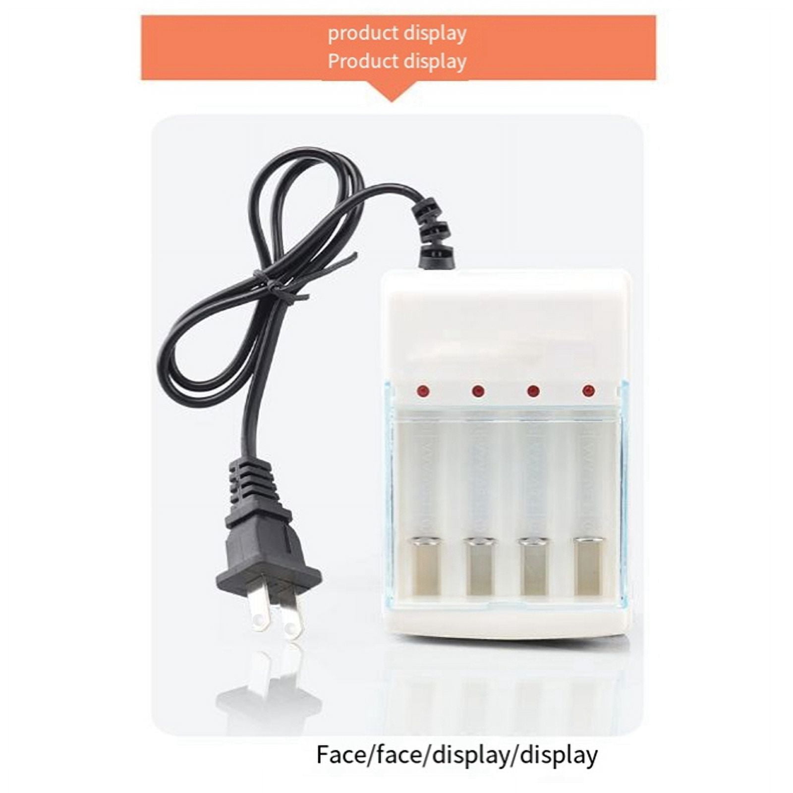 Charging Stand Retractable Four-Slot AA/ AAA for Rechargeable Batteries ...