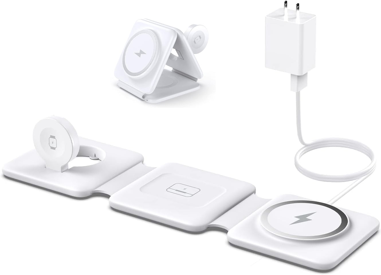Charging Station for Apple Multiple Devices - 3 in 1 Foldable Magnetic ...