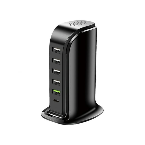 Charging Station for Multiple Devices 40W, Wall Charger Block 5 USB ...