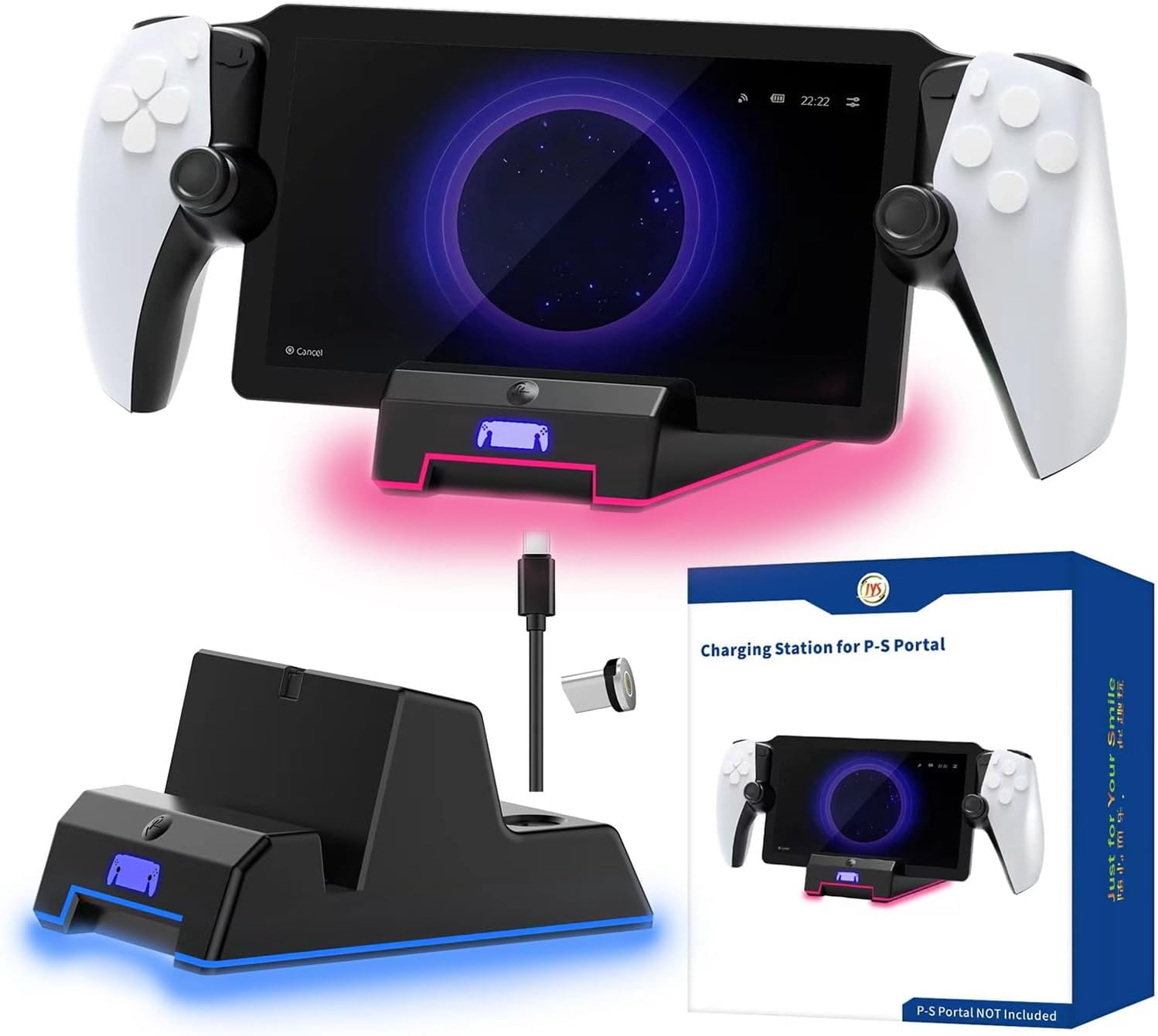Charging Station for PS Portal Remote Player, Fast Charging PS Portal ...