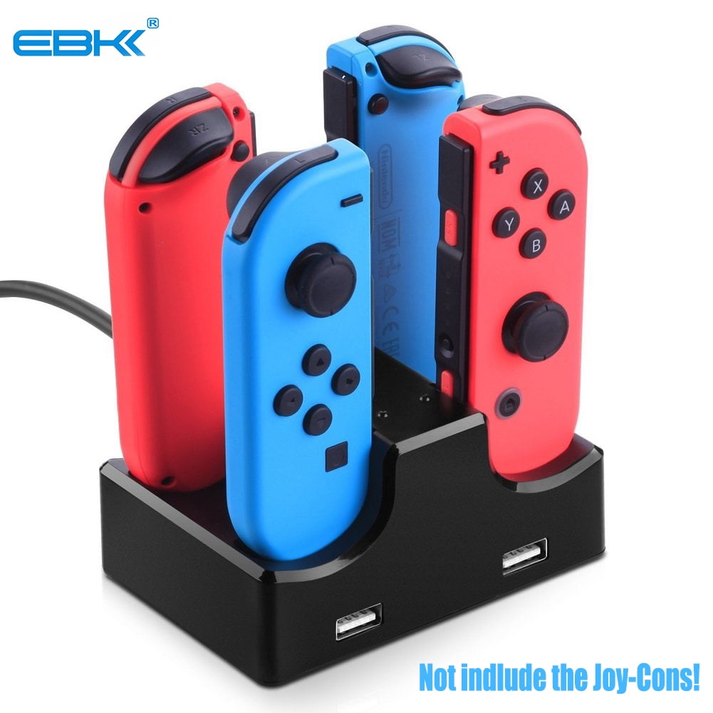 Charging Station for Joy-Con Charging Dock 4 in 1 Charger Stand with ...