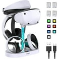 Charging Station for PS VR2 with RGB Light, Vertical Charging Stand ...