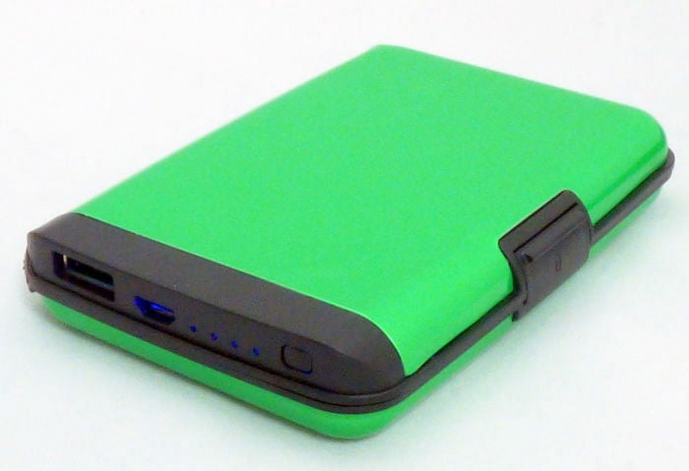 Charging Wallet Battery Power Bank - Aluminum RFID Blocking Phone ...